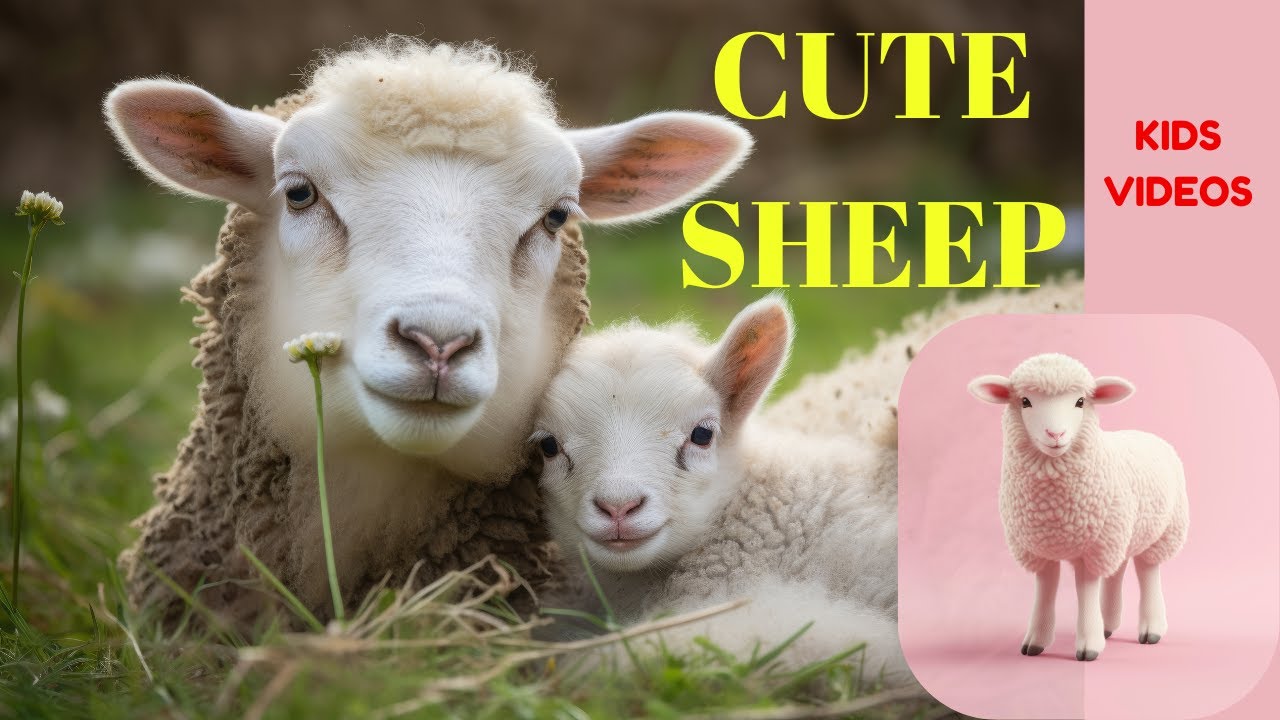 Cute Sheep, Lamb Videos For Kids - YouTube