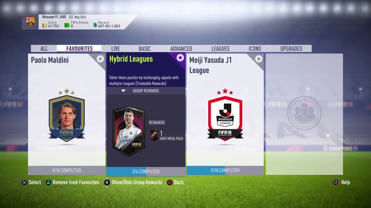 FIFA 18- Ultimate Team: Hybrid Leagues SBC 3/4 #530 - YouTube