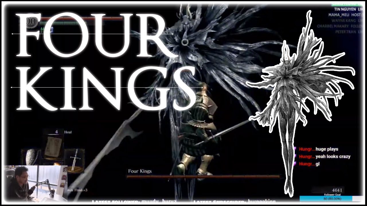 Dark Souls Remastered [Bosses] - Four Kings - YouTube