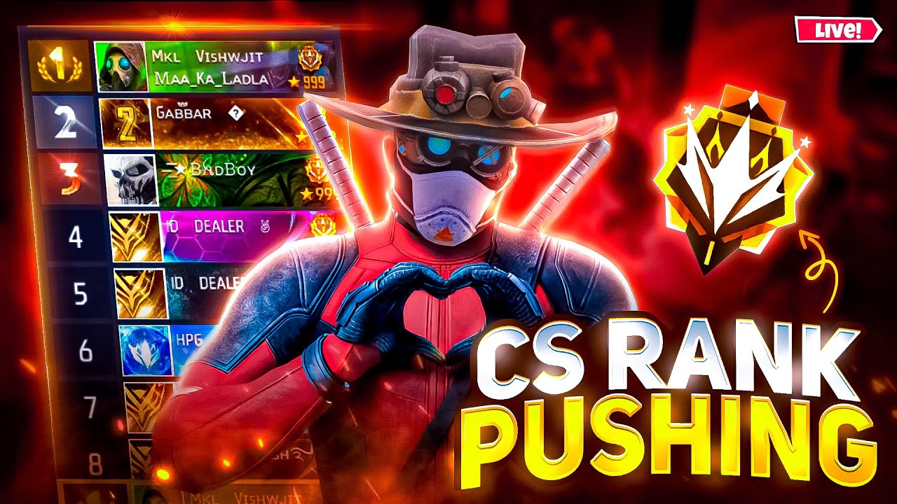 CS PUSH 😎 PUSH TO TOP 1 GRANDMASTER 😎👽 #classyff #nonstopgaming # ...