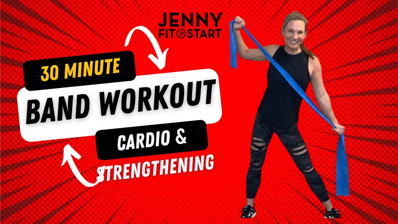 30 minute BAND workout! Cardio & Strengthening - YouTube