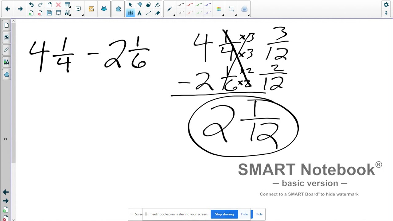 Math Lesson Subtracting Fractions With Unlike Denominators math-lesson-subtracting-fractions-with-unlike-denominators