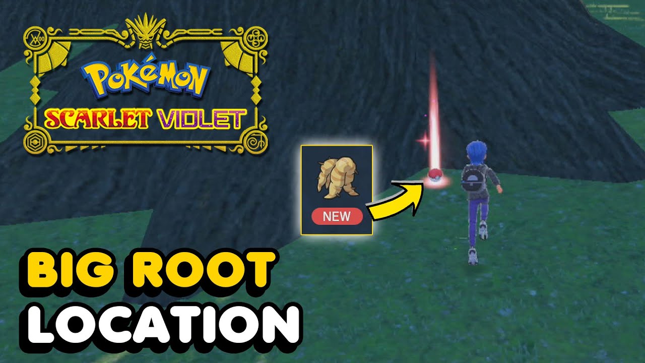 Pokemon Scarlet & Violet - Big Root Item Location (Boosts Absorb ...