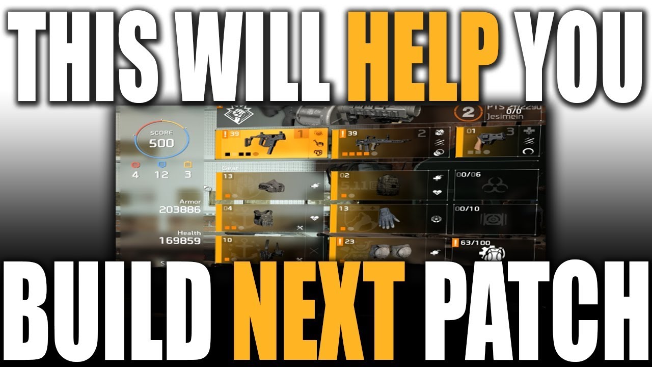 What you need to know about building next patch! - The Division 2 - YouTube