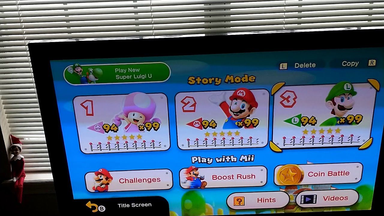 Beat New Super Mario Bros U Deluxe 100% on every save file - YouTube