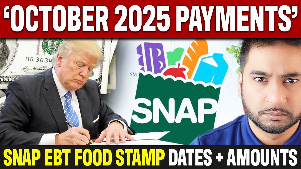 OCTOBER 2025: $975 - $1,390 | SNAP Food Stamps Payment Dates + Amounts ...
