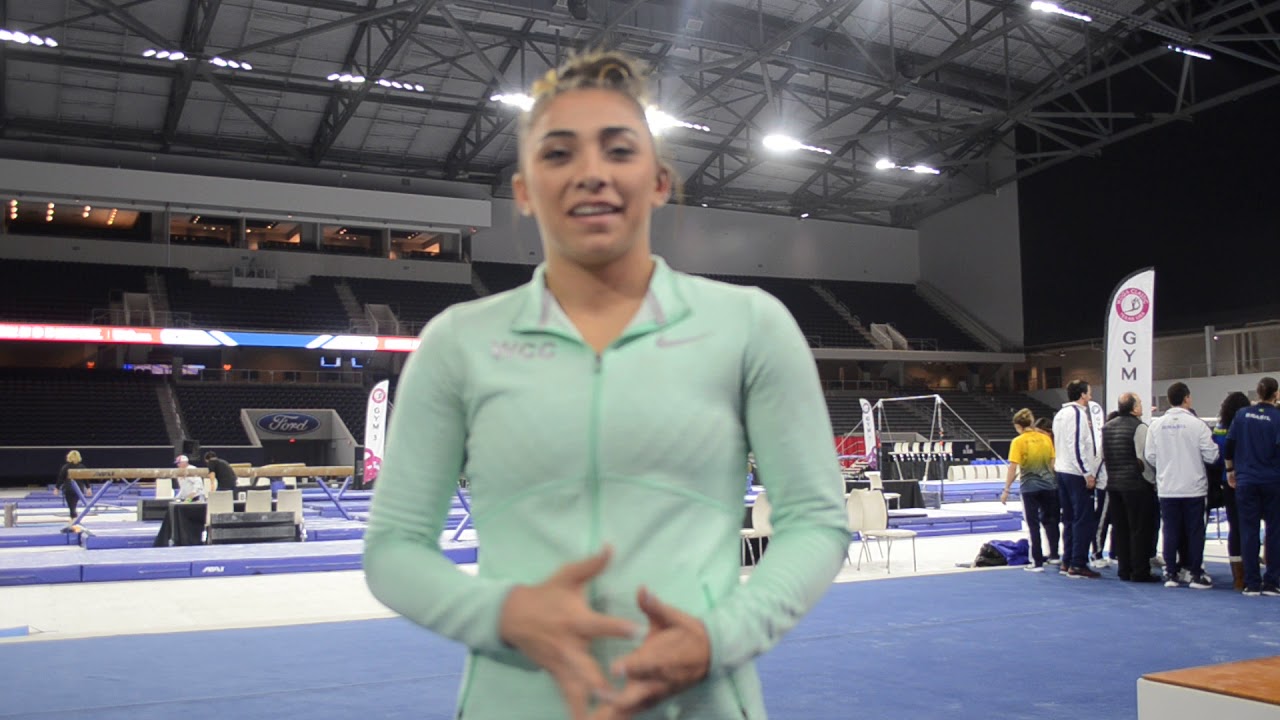 Ashton Locklear 2019 WOGA Classic Elite Session Interview - YouTube