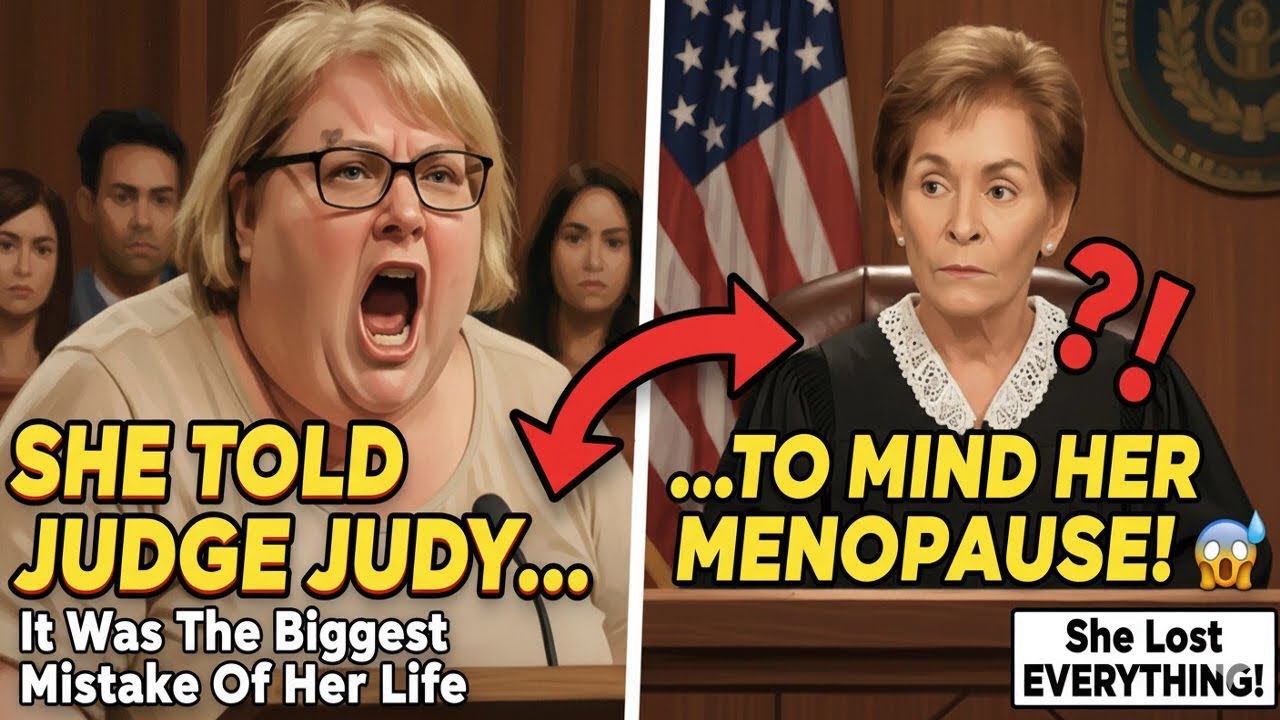 She Told Judge Judy To "Mind Her Menopause"... It Was The Biggest ...