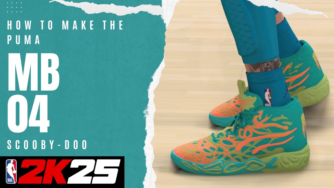Puma LaMelo Ball MB.04 Scooby-Doo | NBA 2K25 Next Gen Shoe Creator ...