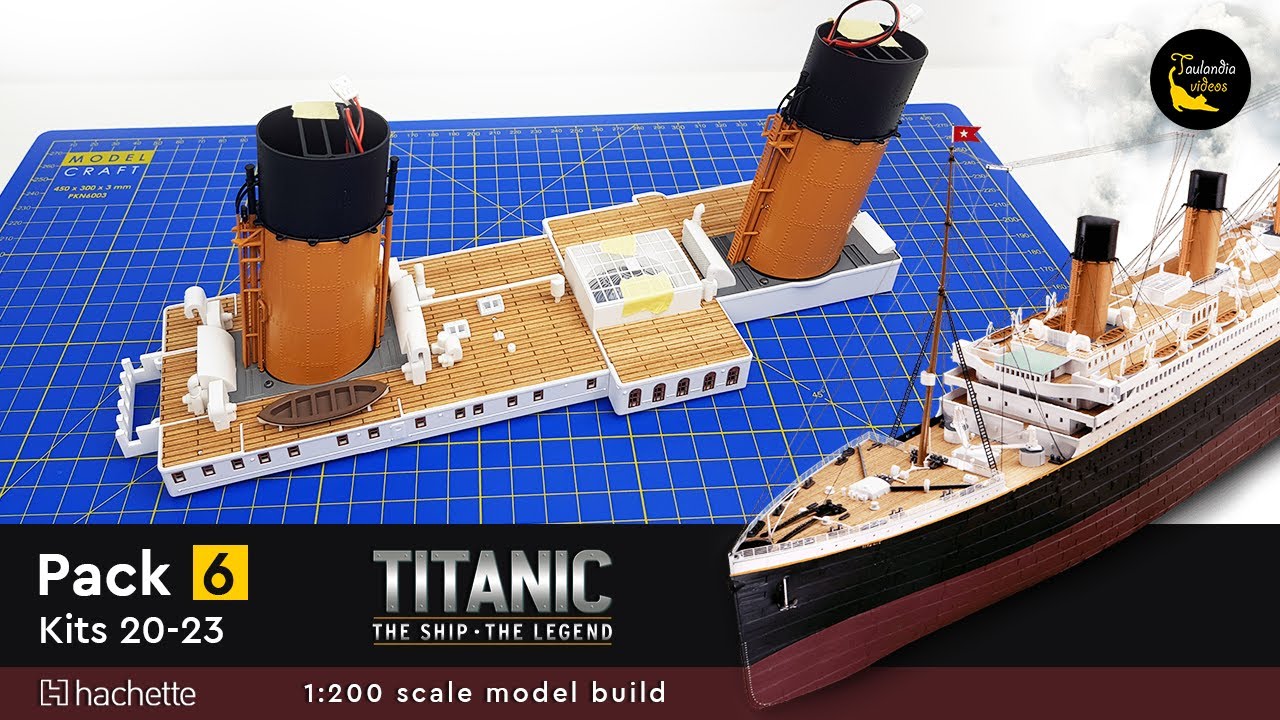 Hachette Build the 1:200 scale RMS Titanic - kits 20-23 (pack 6) # ...