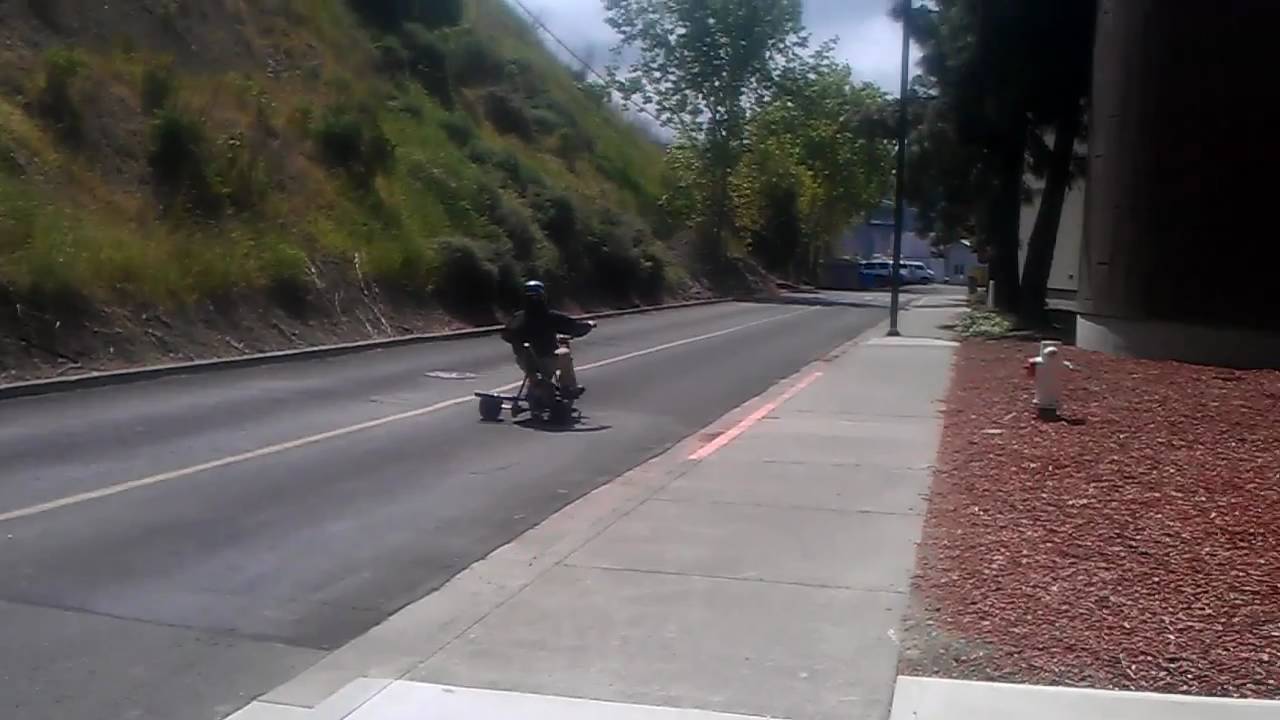 Tyler Smith's Custom Mini Chopper Trike - YouTube