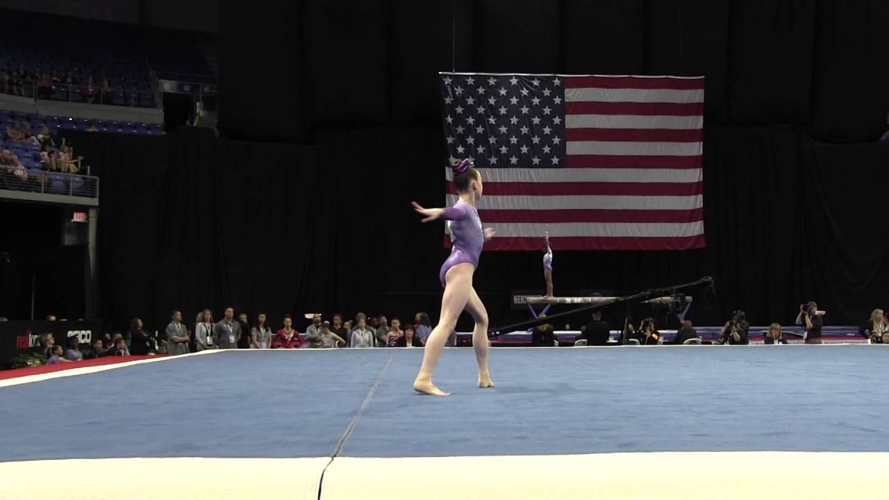 Jaylene Gilstrap - Floor Exercise - 2016 P&G Gymnastics Championships ...