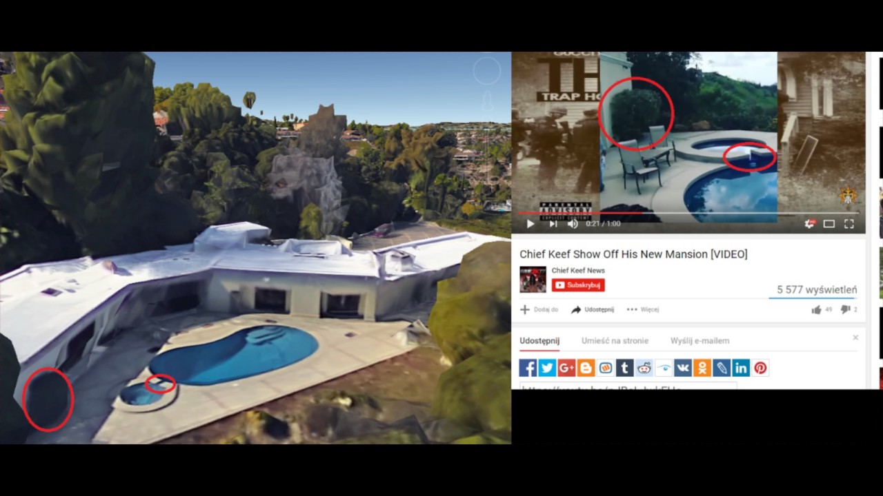 CHIEF KEEF FULL MANSION IN TARZANA, CA (GOOGLE MAPS) - YouTube