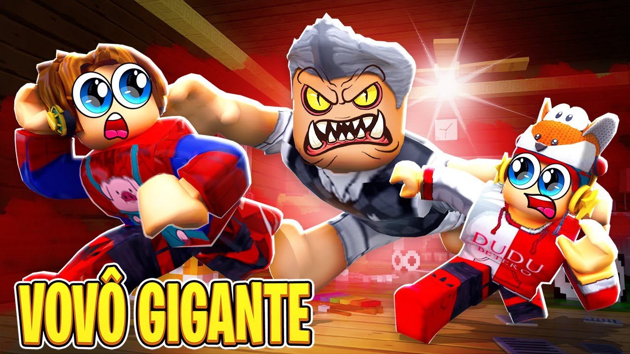 Escape do Vovô Gigante no Roblox😰 - YouTube