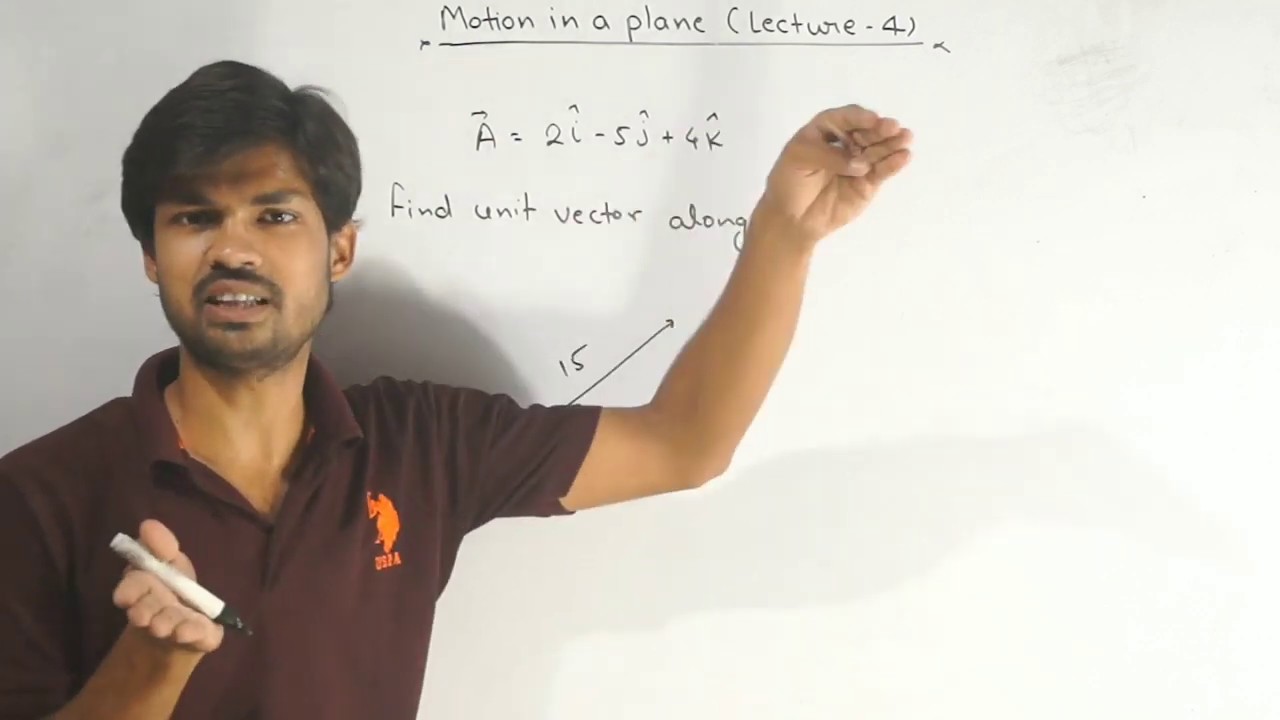 Rectangular resolution of a vector | components of vector | Motion in a ...