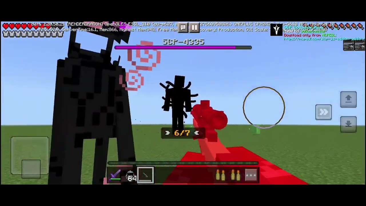 Minecraft Boss battle SCP 4335 - YouTube