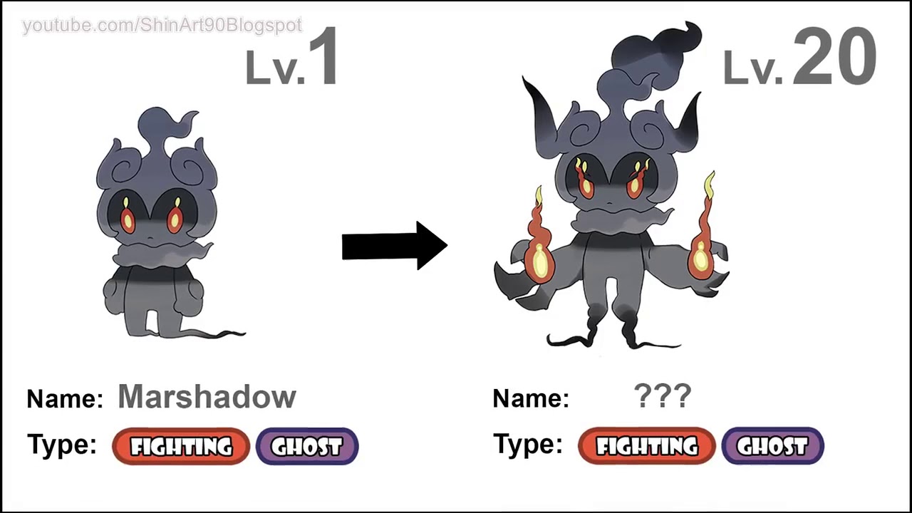 Marshadow Evolution - Future Pokemon Evolution 2018. - YouTube