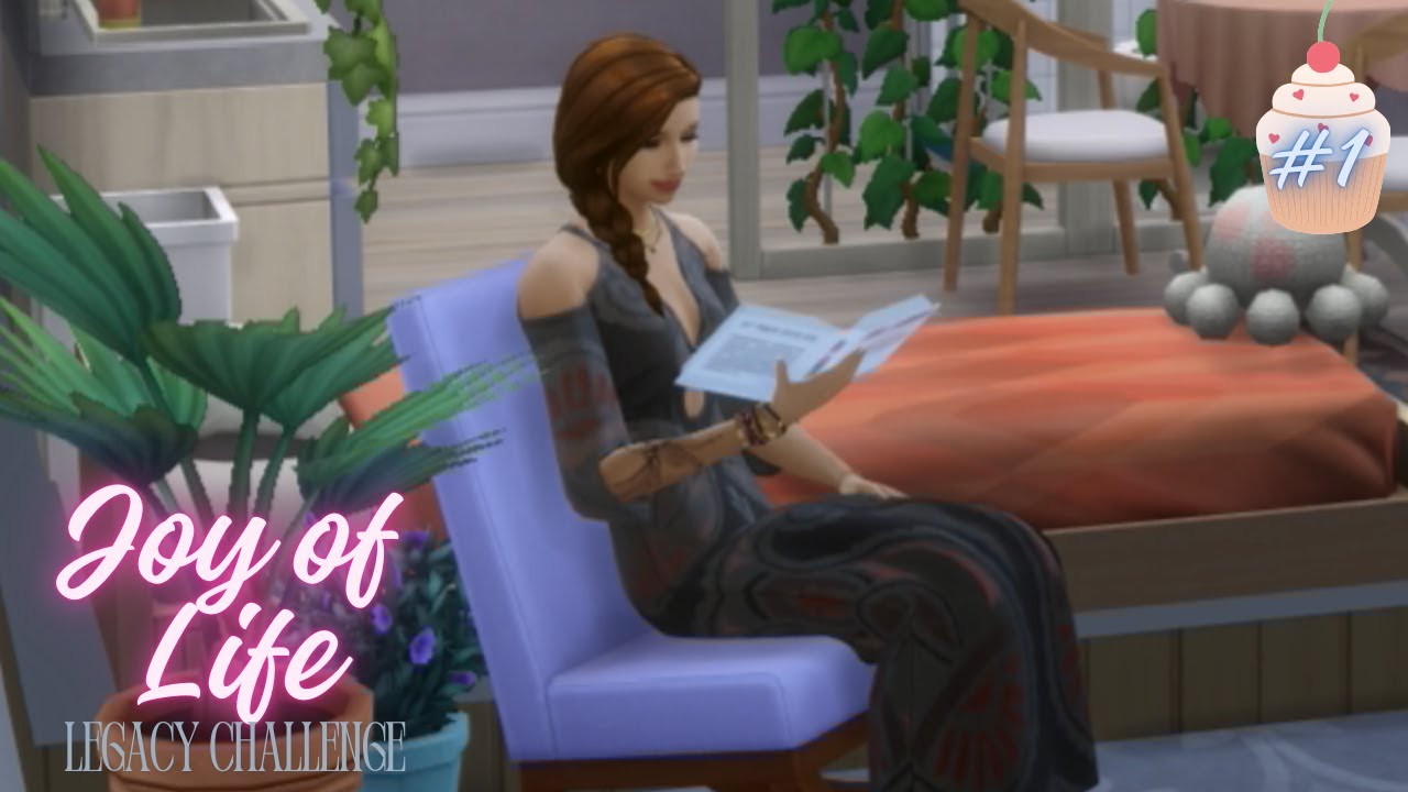 New Legacy Challenge Let's Play | Joy of Life [Gen 1 EP 1] | The Sims 4 ...