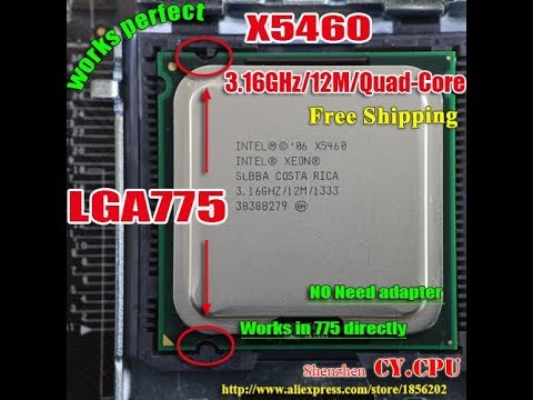 INTEL XEON X5460 3 16GHz12M1333MhzCPU equal to LGA775 Core 2 Quad Q9750 ...