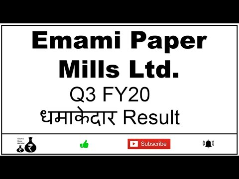 Emami Paper Ltd Q3FY20 - YouTube