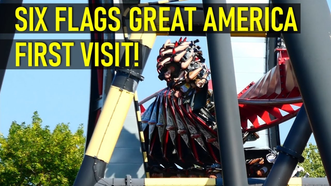 Six Flags GREAT AMERICA Vlog & Fun Facts! First Visit Ever - YouTube