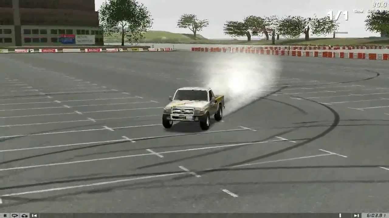 Land Cruiser Pickup Accident :D *LFS* - YouTube