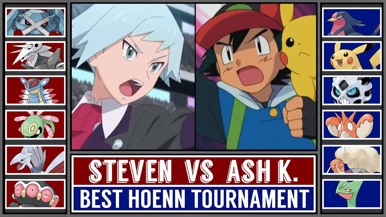 Final: STEVEN vs ASH | Best Hoenn Trainer Pokémon Tournament [Battle #7 ...