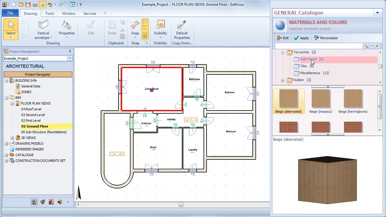 Edificius Tutorial - Room or compartment properties - ACCA software - YouTube
