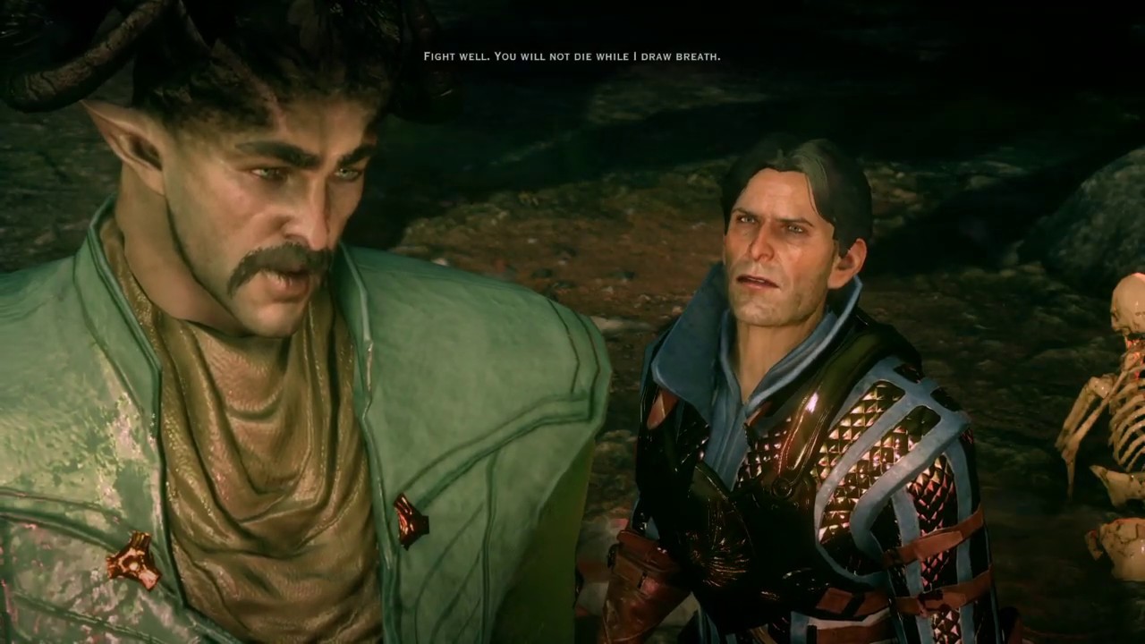 Loghain Mac Tir's Honorable Death - Dragon Age Inquisition - YouTube