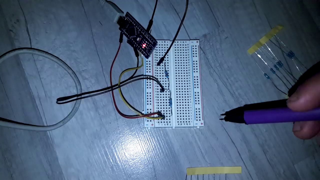 Calculer une résistance arduino - YouTube