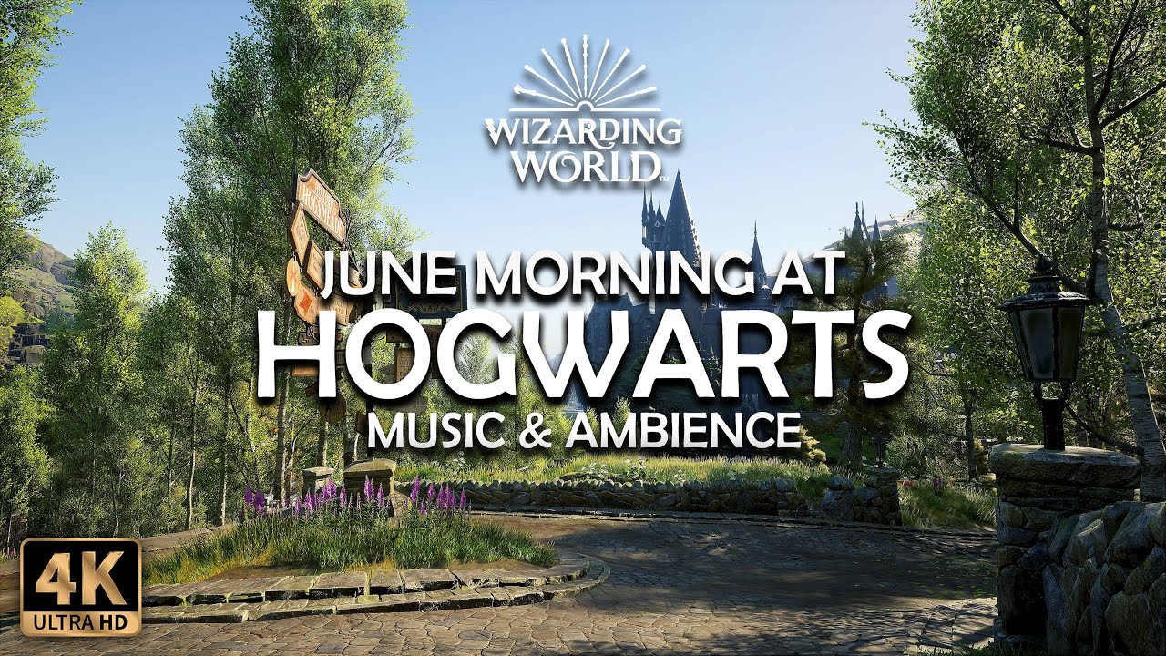 June Morning at Hogwarts | 4K Harry Potter Music & Ambience - YouTube