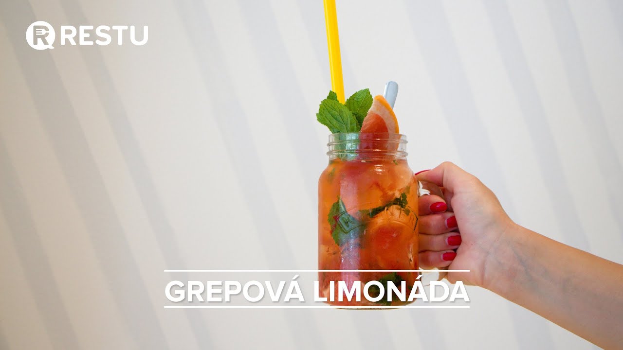 Grepová limonáda - letní osvěžení - YouTube