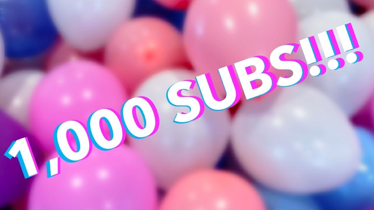 Blowing Up 1,000 Balloons for 1,000 Subscribers [VOD] - YouTube
