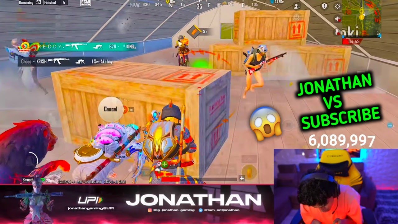 Jonathan VS Subscribe All Squad Rush on Jonathan 🥵 - YouTube
