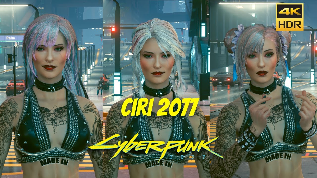 Cyberpunk 2077 Rocker Ciri [Witcher 3] PC Mods 4K HDR - YouTube