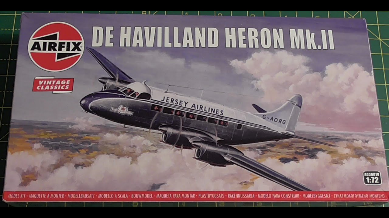 Airfix 1/72nd scale DH Heron MK2 - YouTube