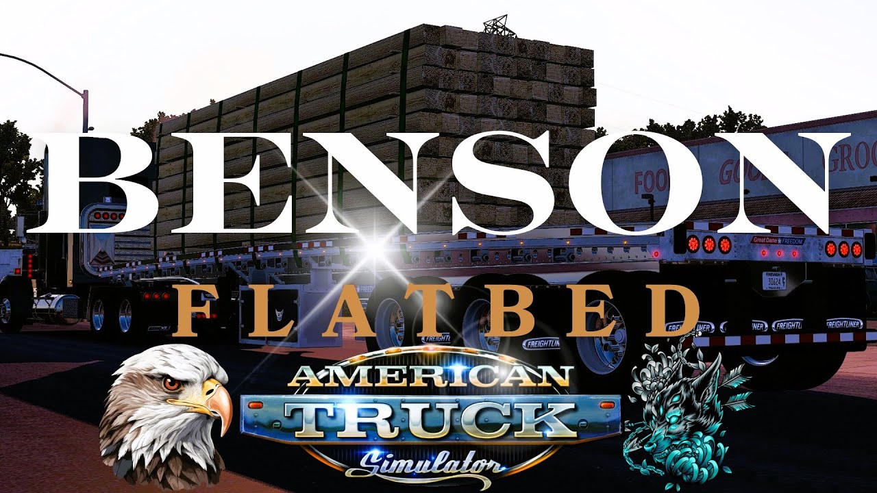 ATS. 1.49 | Freightliner Classic XL - Benson Flatbed - American Truck ...