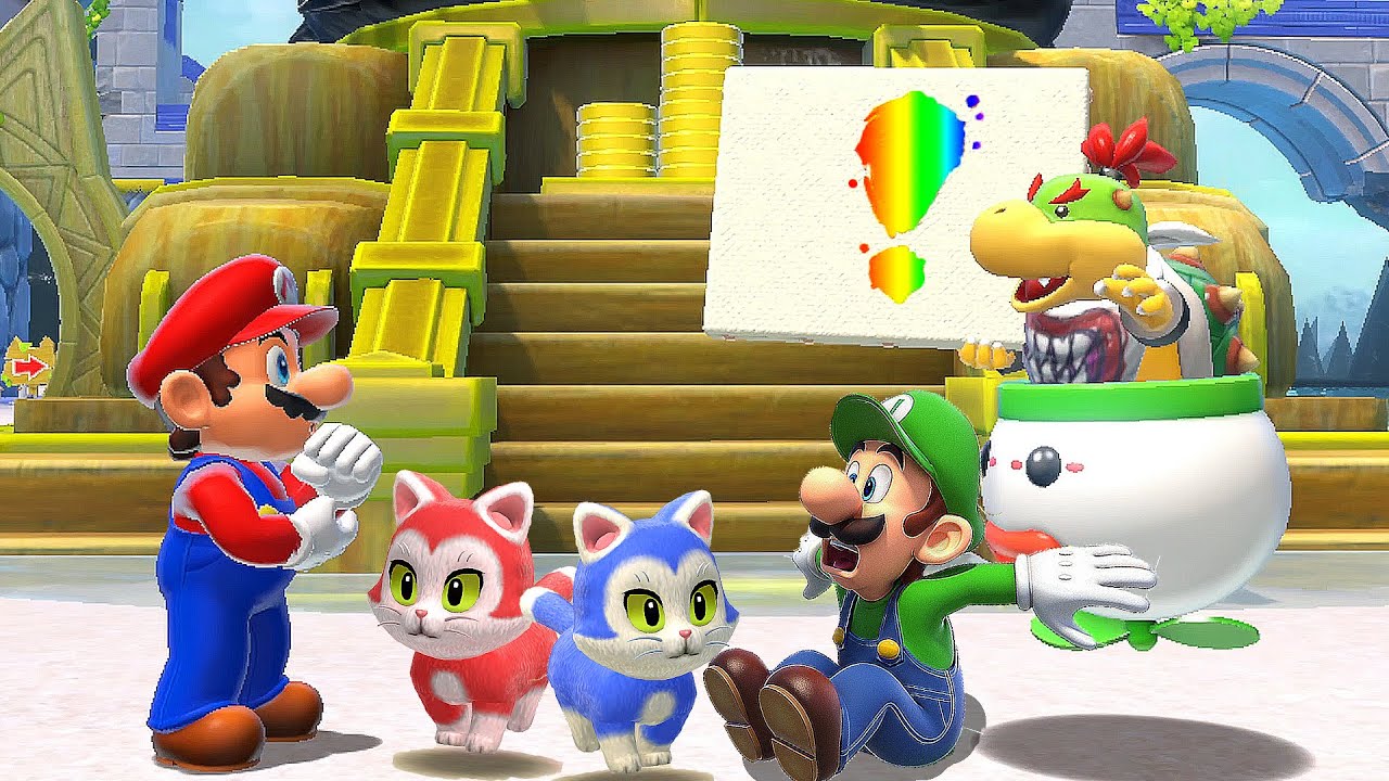 Super Mario 3D World + Bowsers Fury - 100% All Cat Shines Full ...