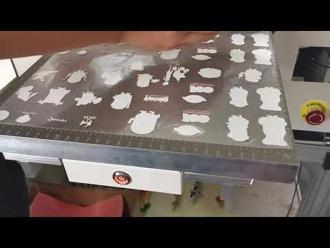 UV DTF Printing pet film A+B stick tutorial