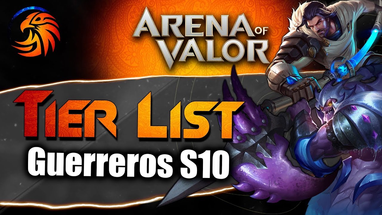 AoV Tier List y Win Rate Guerreros | Arena Of Valor | DayMelto Gameplay ...