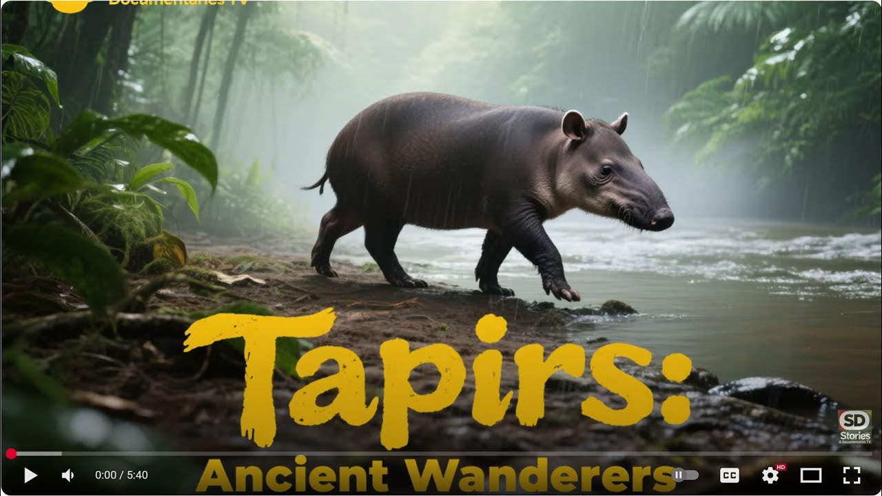 Tapirs: Ancient Wanderers | Beast challenge Stories - YouTube