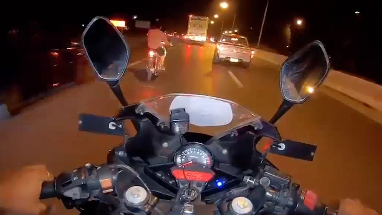 Police Helmet Cam Shows Chase With 'Boy Racer's - YouTube