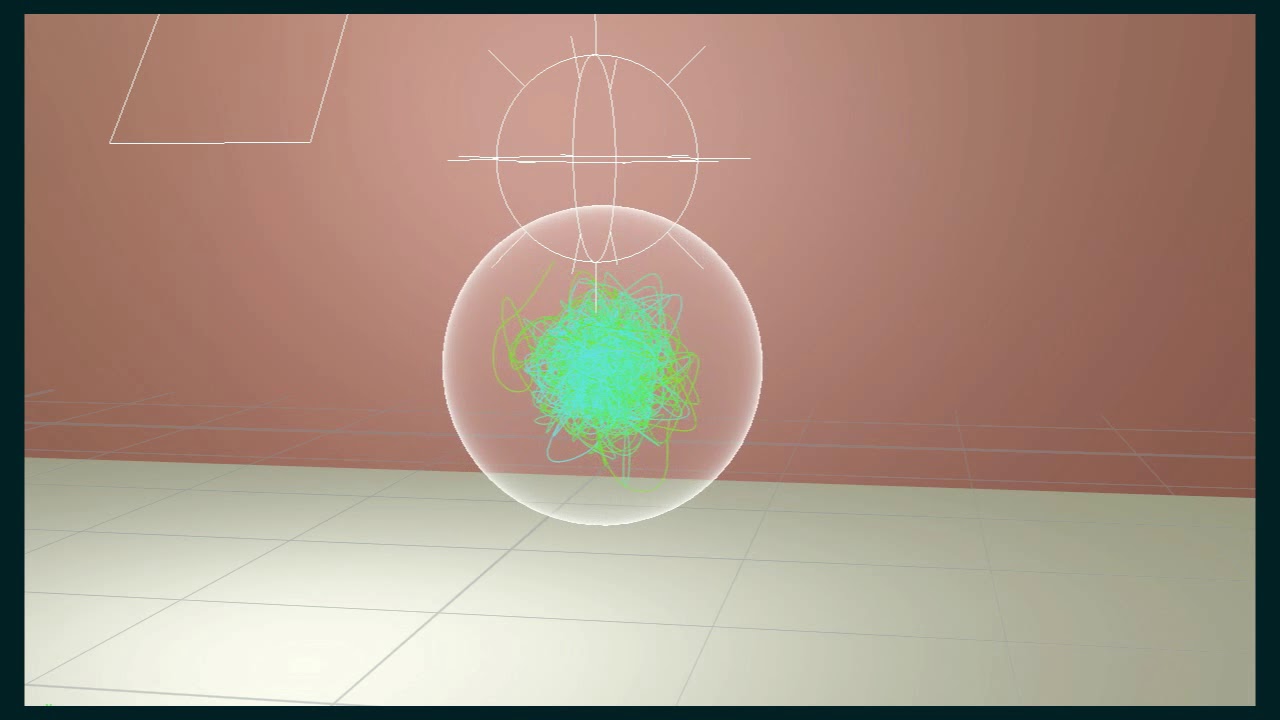 3D animated Glass marble with particle animation - YouTube