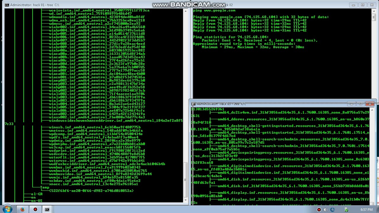 cara mainan CMD seperti HACKER - YouTube