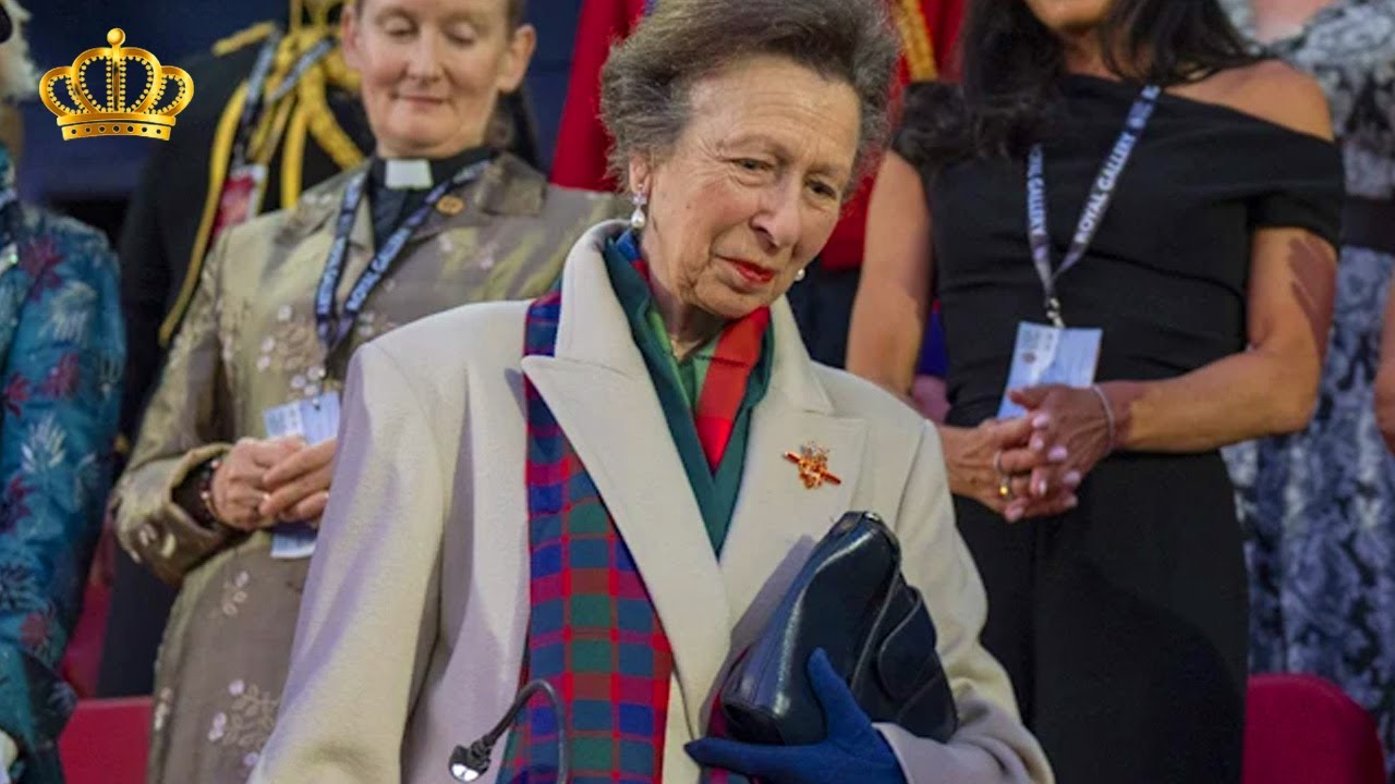 Princess Anne arrives in Scotland ahead of royal family break - YouTube