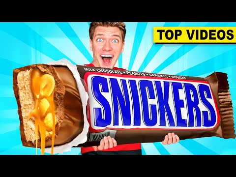 WORLD’S LARGEST DIY CANDY CHALLENGES! Learn How To Make The Sourest Real vs Gummy Food | Collins Key