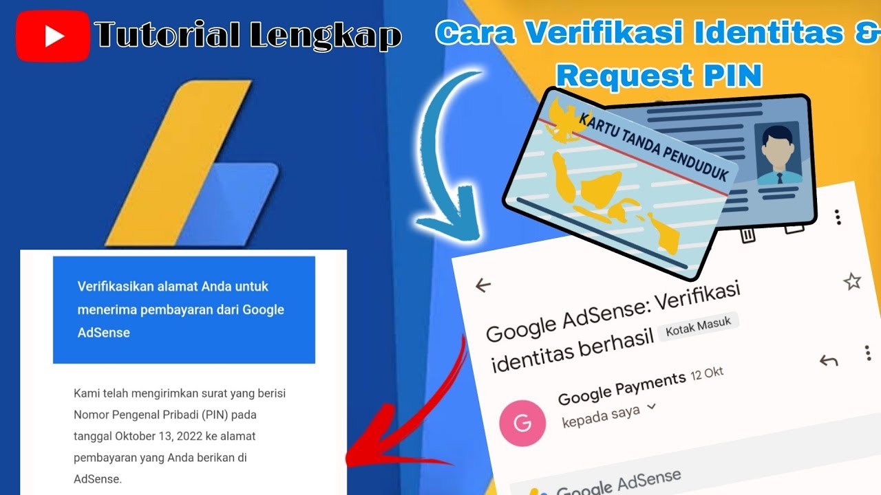 Verifikasi Identitas dan Request PIN Google Adsense || Tutorial Lengkap Verifikasi Identitas ...