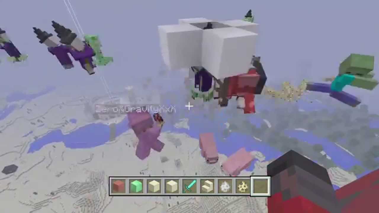 Minecraft Mob Explosion! - YouTube