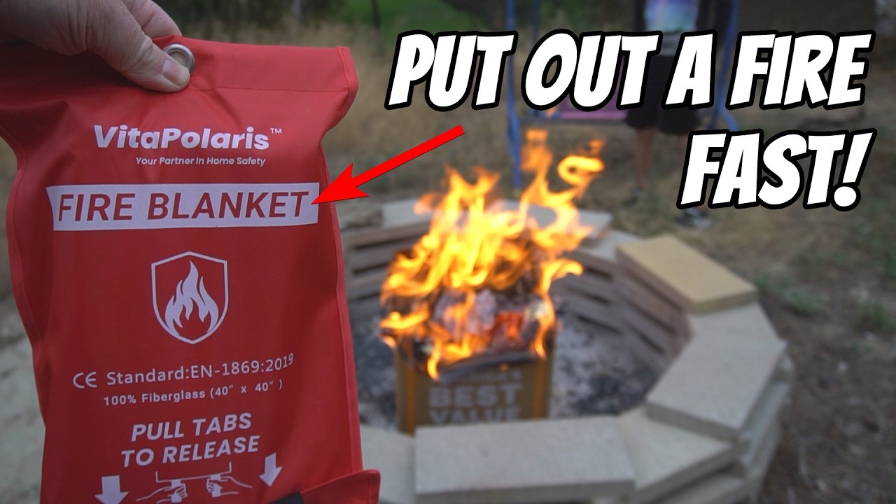 How to put out a fire using an emergency fire blanket - VitaPolaris ...