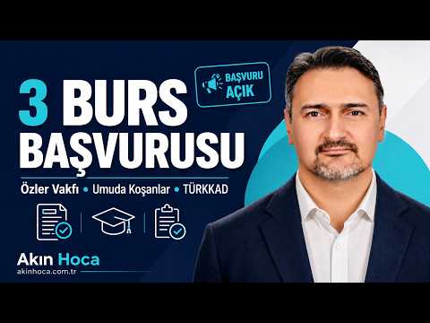 BAŞVURUSU BAŞLAYAN 3 YENİ BURS: BURS BAŞVURUSU NASIL YAPILIR?
